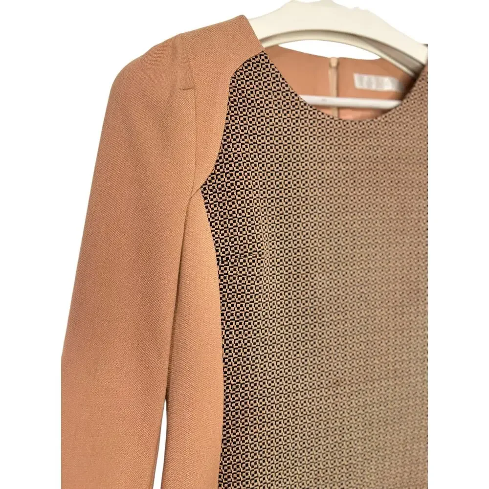Ozoc | Dresses | Korean Designer Ozoc Wool Dress Peach S Career Office ...